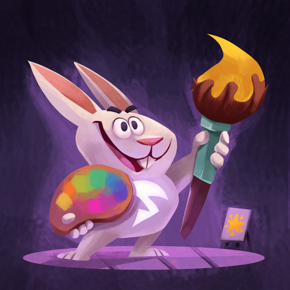 ArtStation - Painter Rabbit