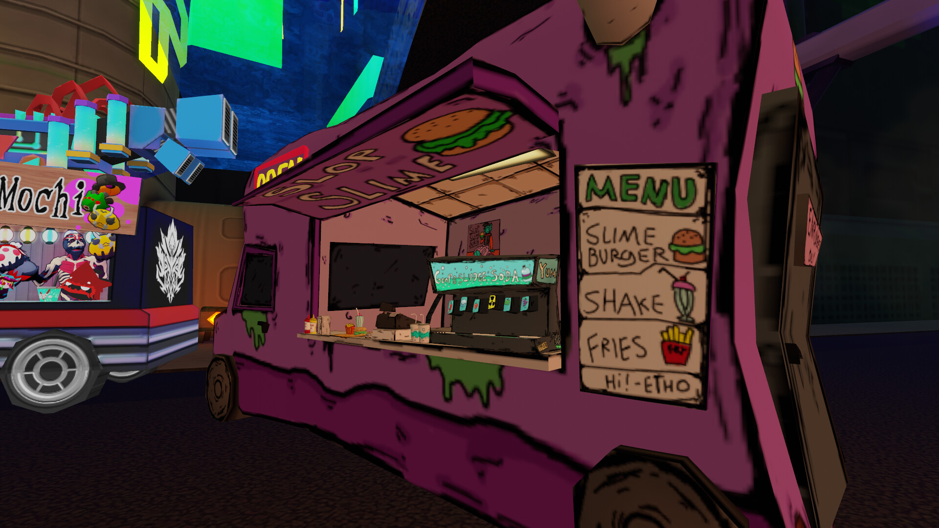 Ethosaur - Slop & Slime Food Truck - VRChat NYE 2021