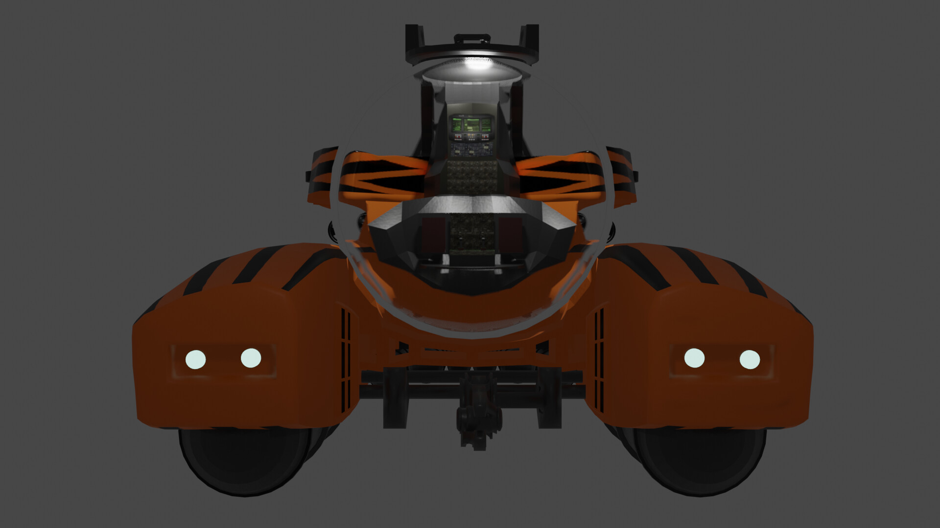 pipun - Submarine Low Poly 3d Model