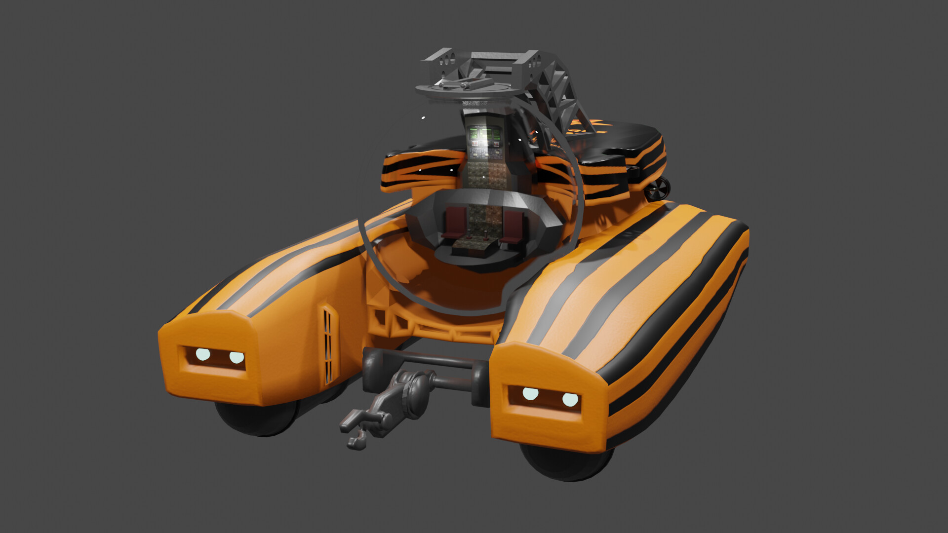 ArtStation - Submarine Low Poly 3d Model