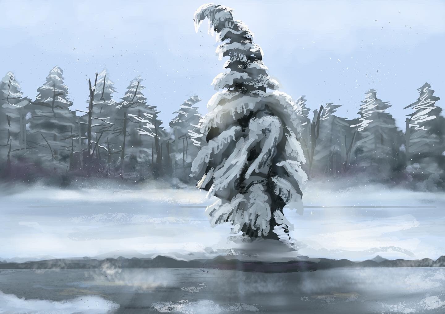 ArtStation - Portrait of an Emo Tree