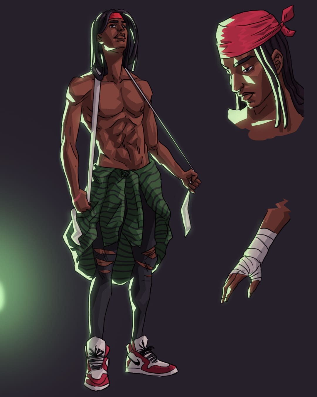 ArtStation - frede, a cool guy. Character in a story I was doing with ...