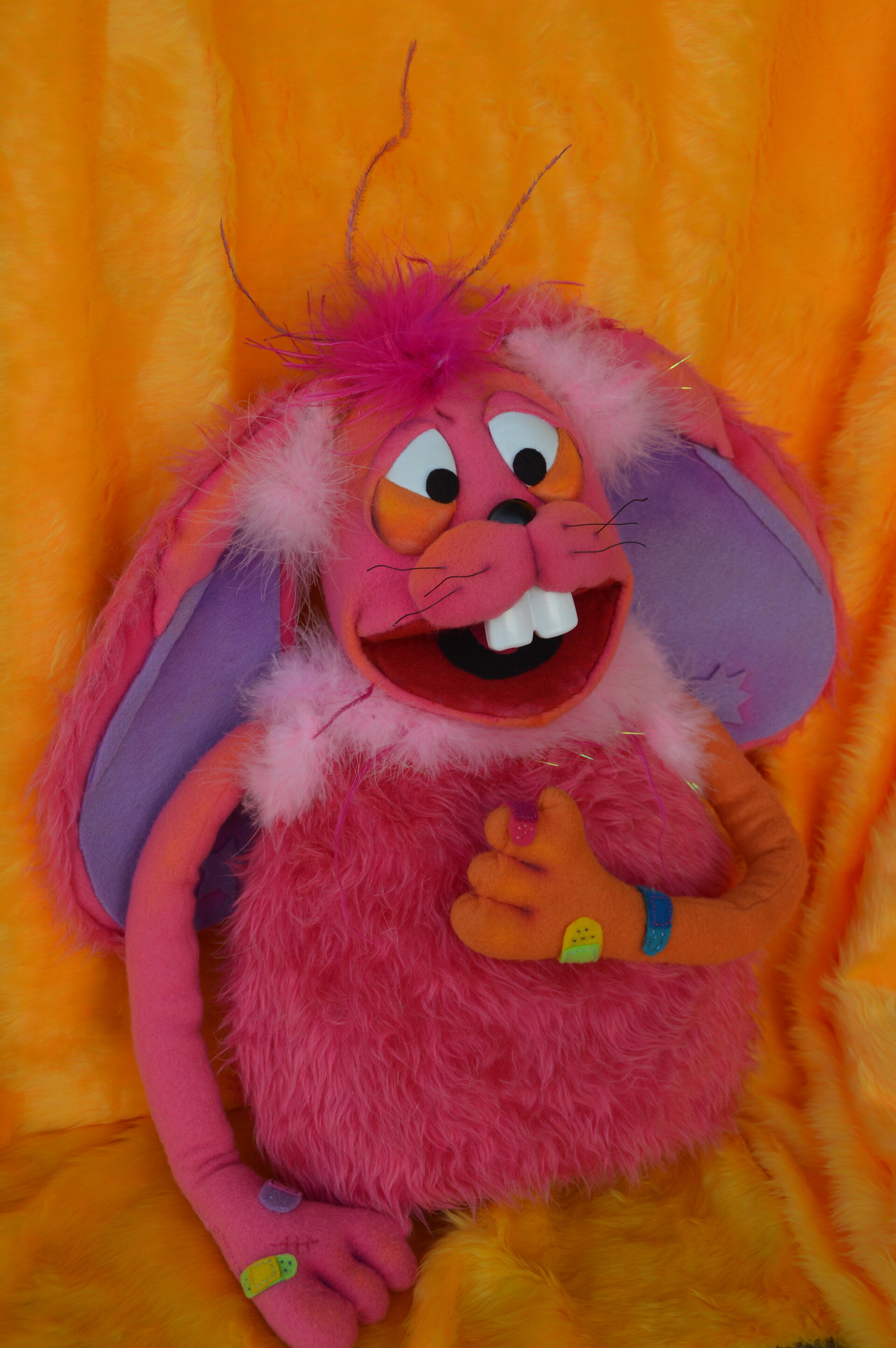 ArtStation - Worried bunny puppet (muppet)
