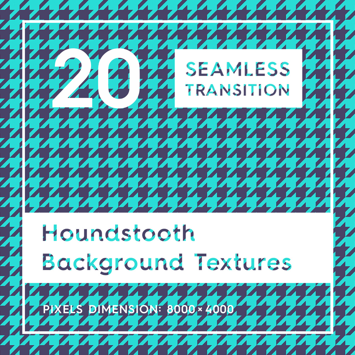 ArtStation - 20 Houndstooth Background Textures