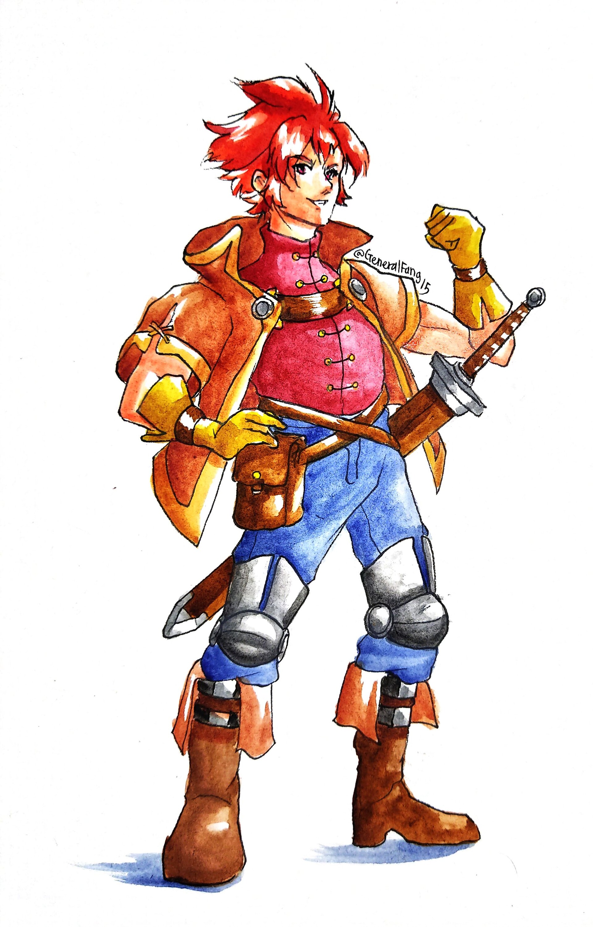 Shan Fang Tan - Character Redesign Practice with Golden Sun Characters