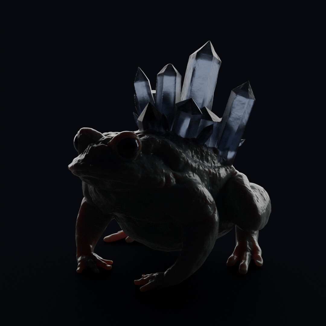 ArtStation - SculptJanuary2022 Day 5 - Mineral Creature
