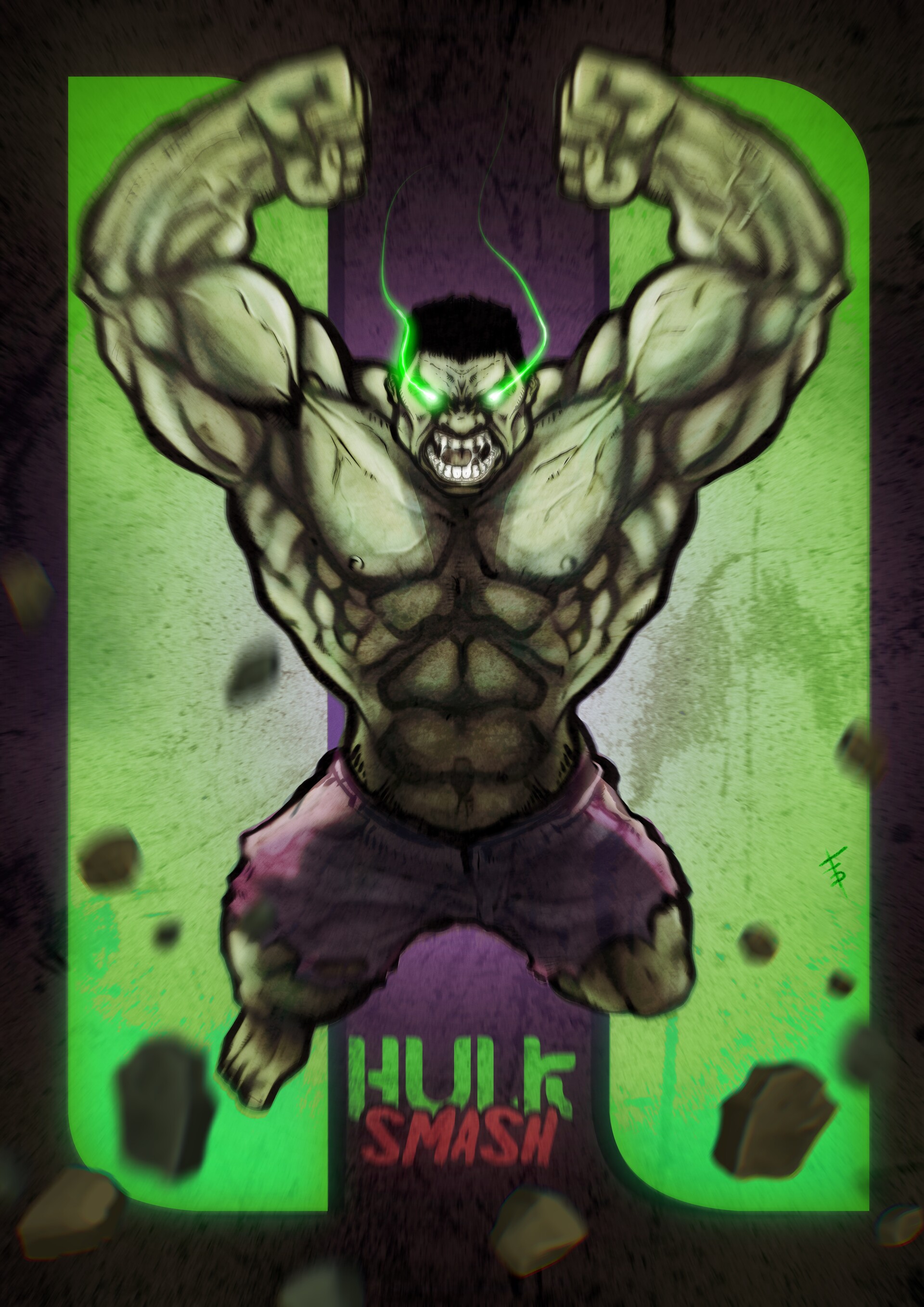 ArtStation - Hulk Smash!
