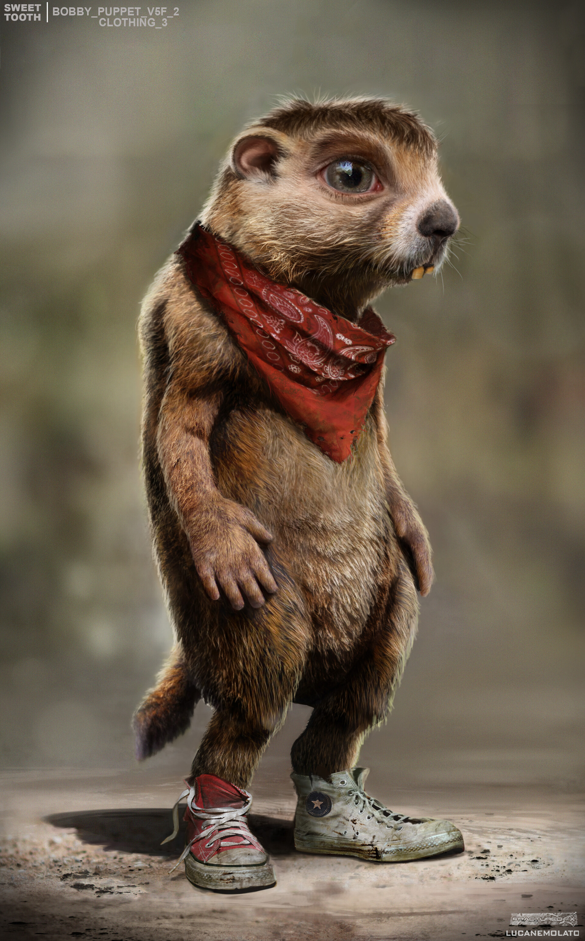 Luca Nemolato - Sweet Tooth - Bobby concept art