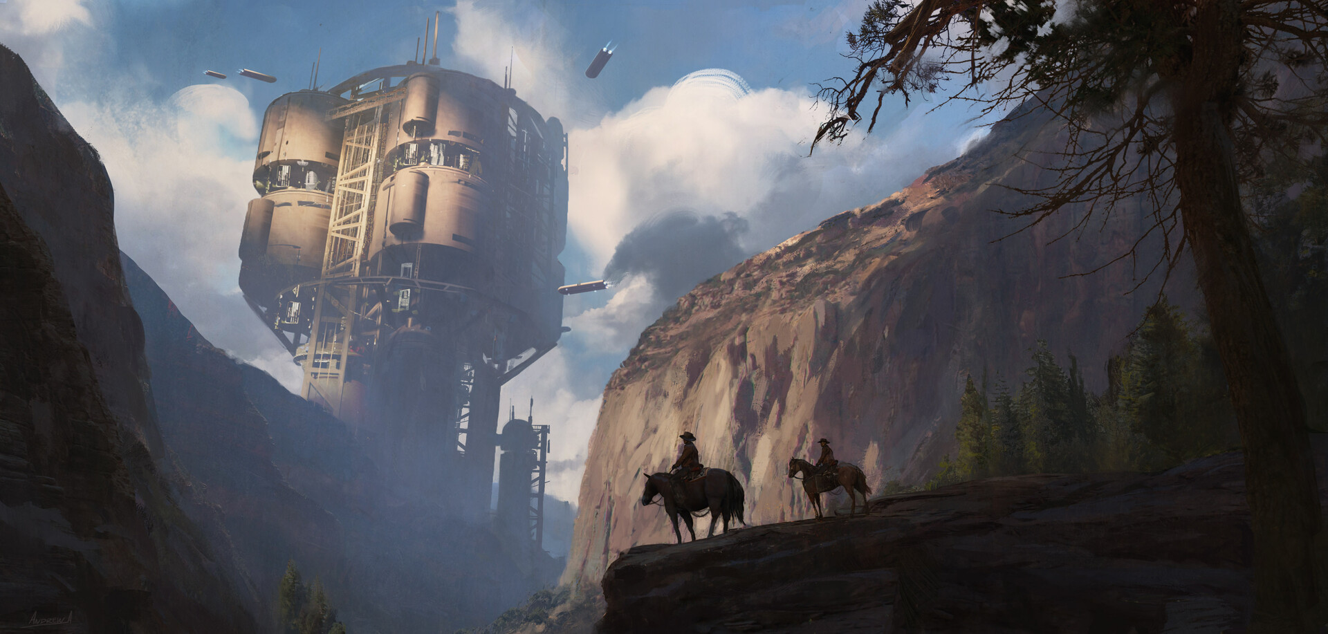 ArtStation - Alien colony