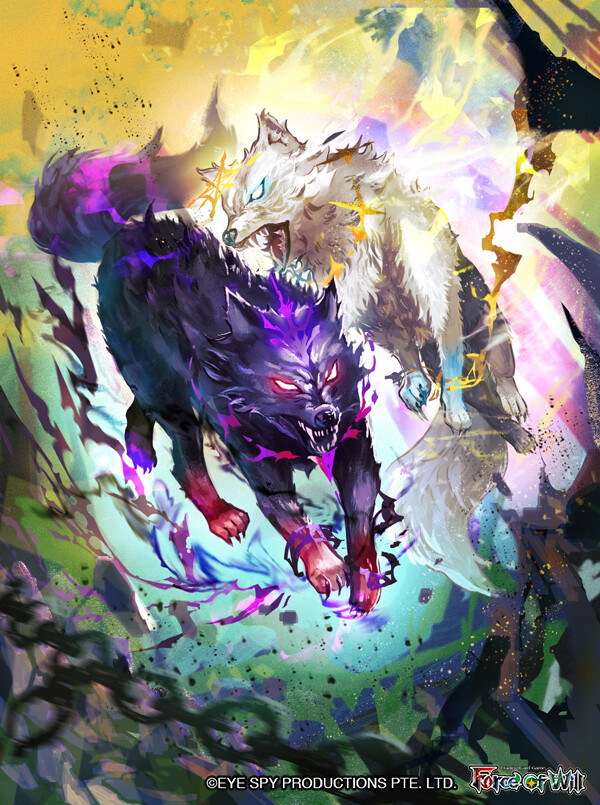 ArtStation - Geri and Freki, Greedy Wolves