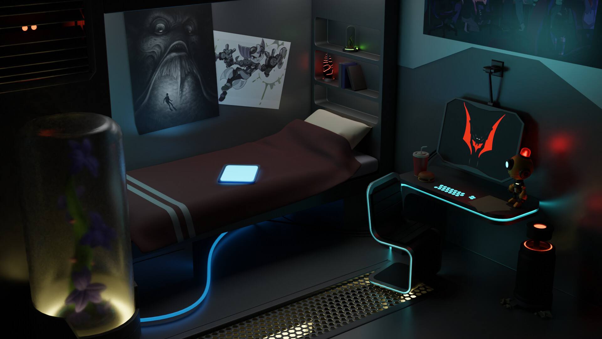 ArtStation - Sci-fi room