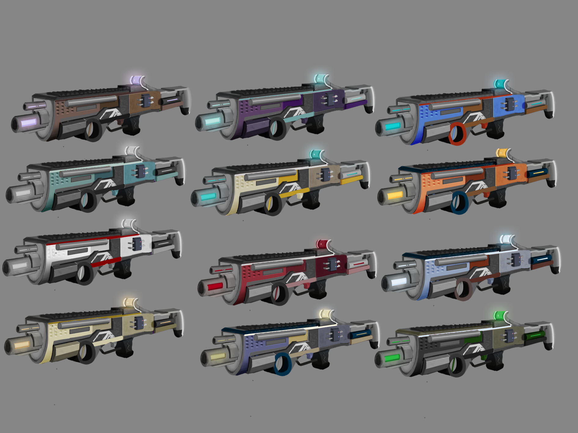 Matthew Hewitson - PMK-246 Assault rifle concept art