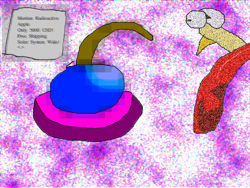 ArtStation - Radioactive Martian Apple