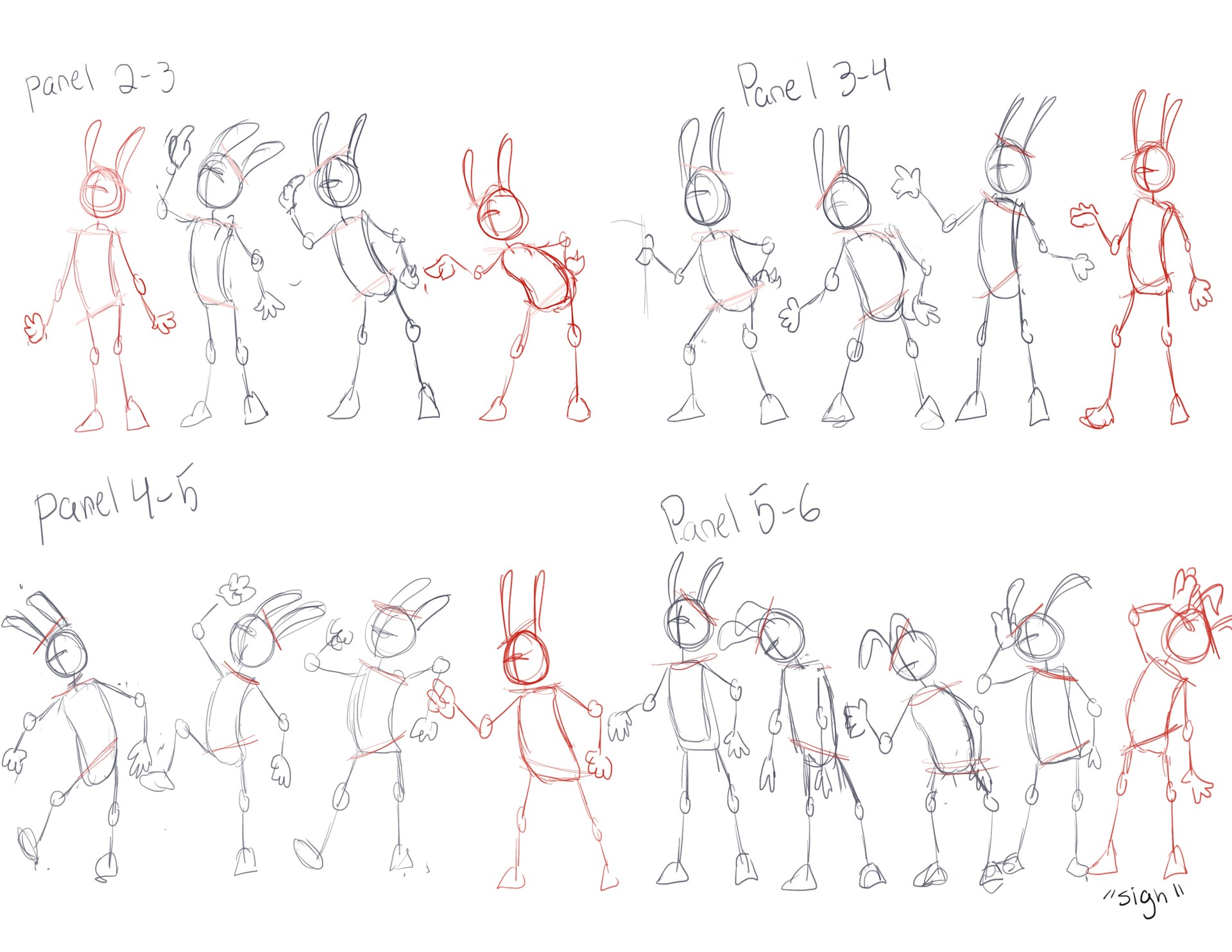 ArtStation - Breakdown for animated rabbit