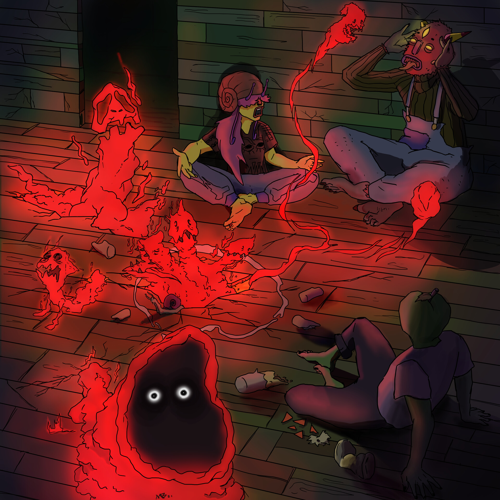 ArtStation - The summoning of Spirits