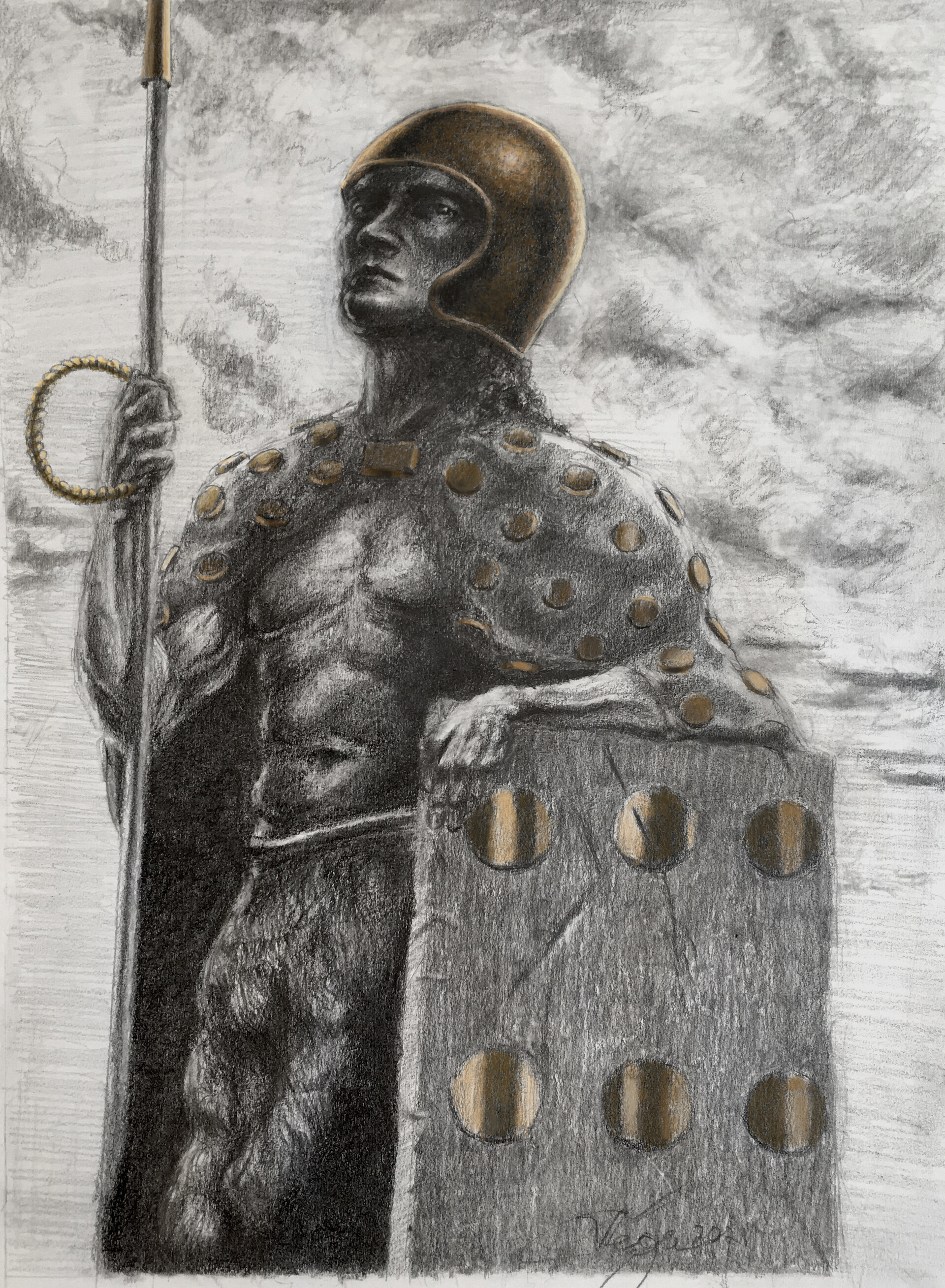 ArtStation - Sumerian Shield-bearer