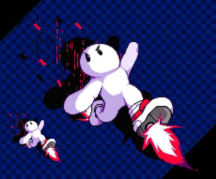 ArtStation - Welltaro - Downwell - [PixelArt]