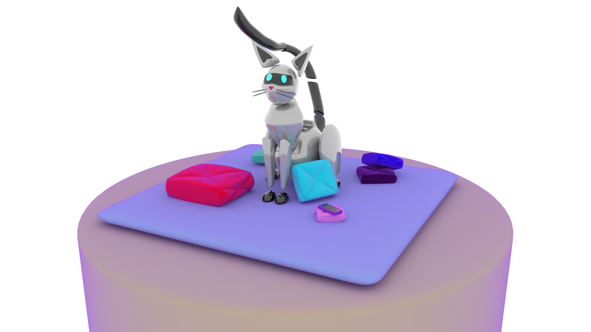 ArtStation - Comfort Cat-bot