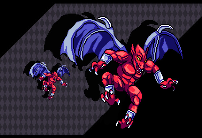 ArtStation - Firebrand - Ghouls 'n Ghosts - [PixelArt]