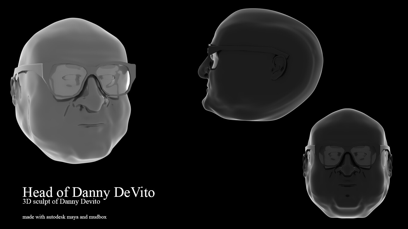 ArtStation - Head of Danny DeVito