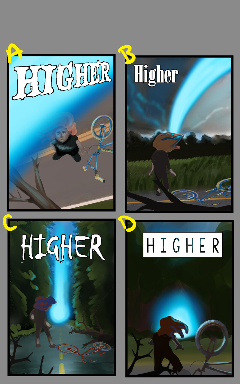 K Mitchel S - Higher - Poster