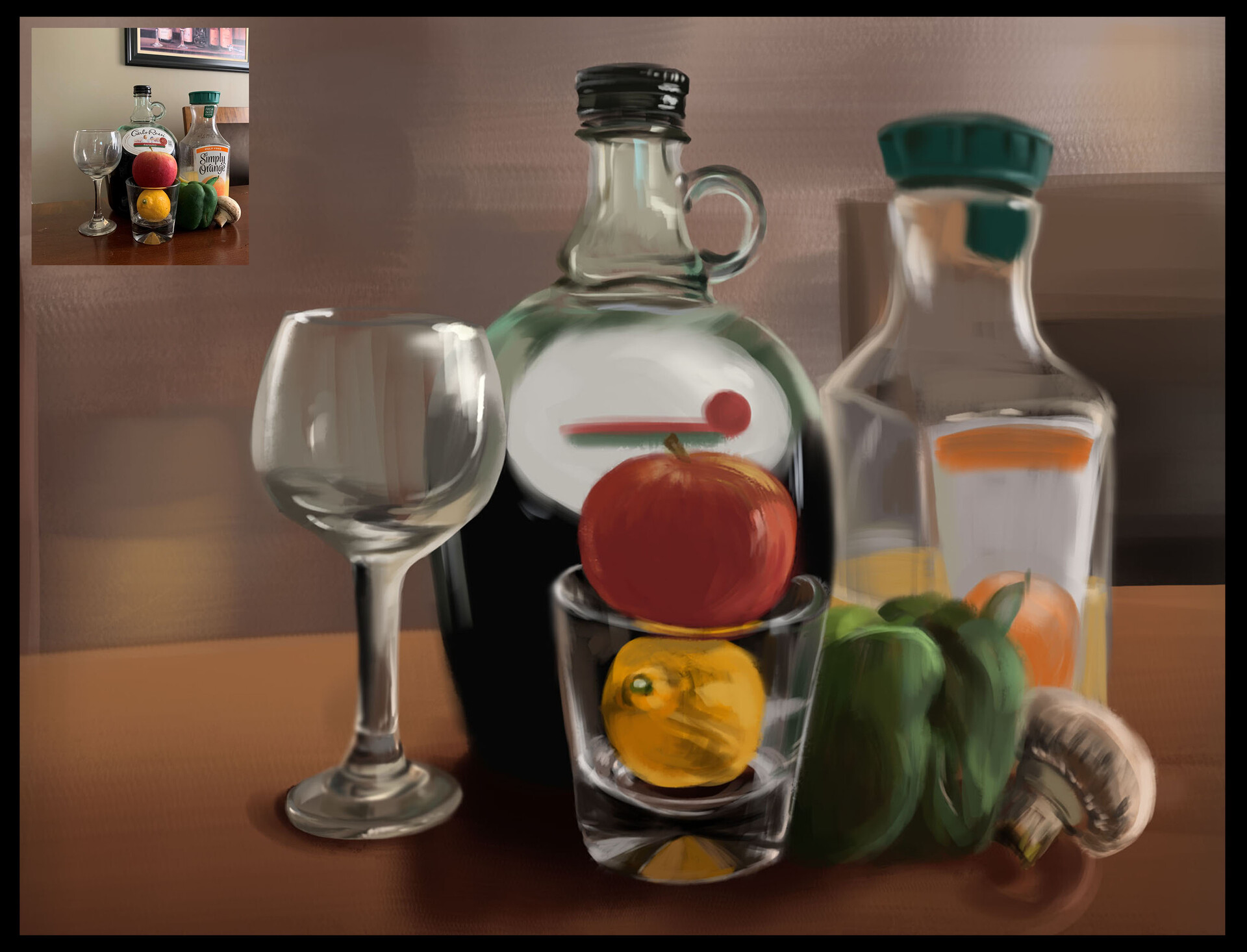 ArtStation - digital still life painting