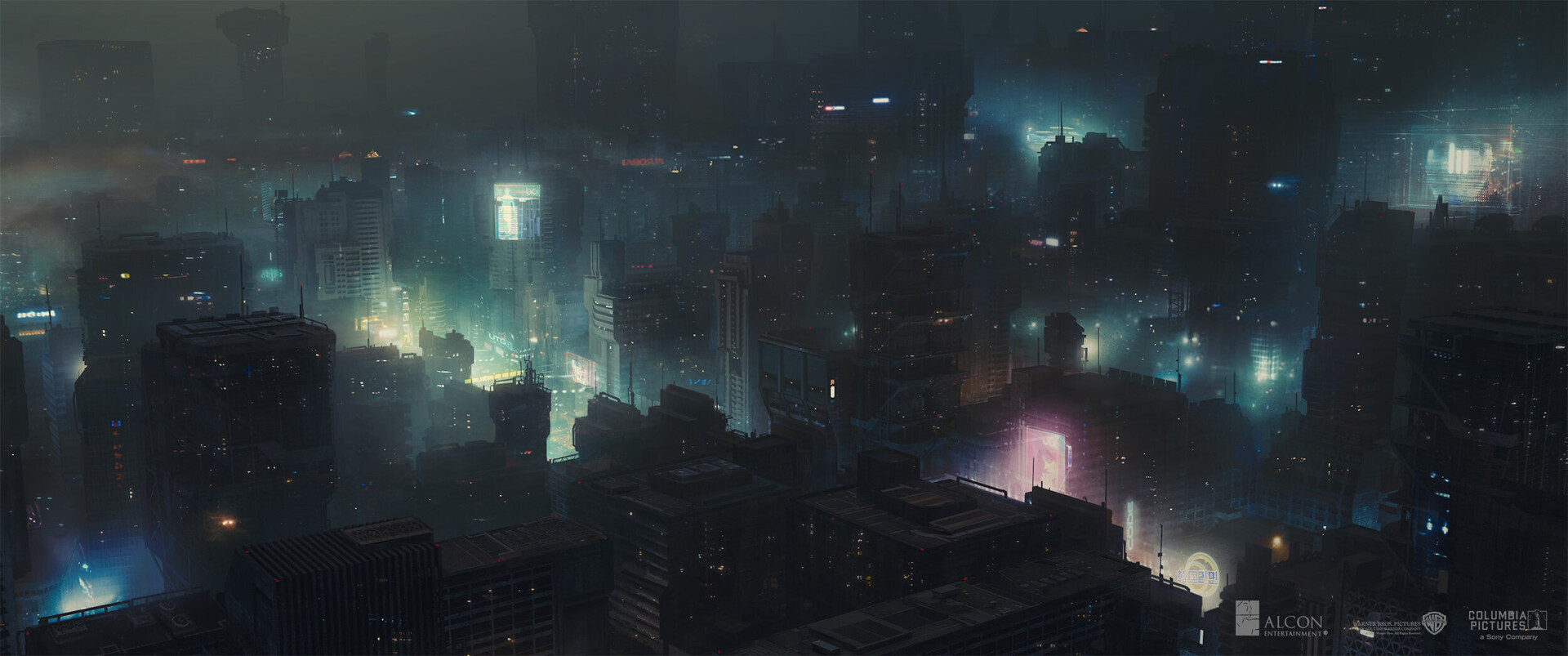 Seungjin Woo - Blade Runner 2049 - LA cityscape (Bibi's bar)