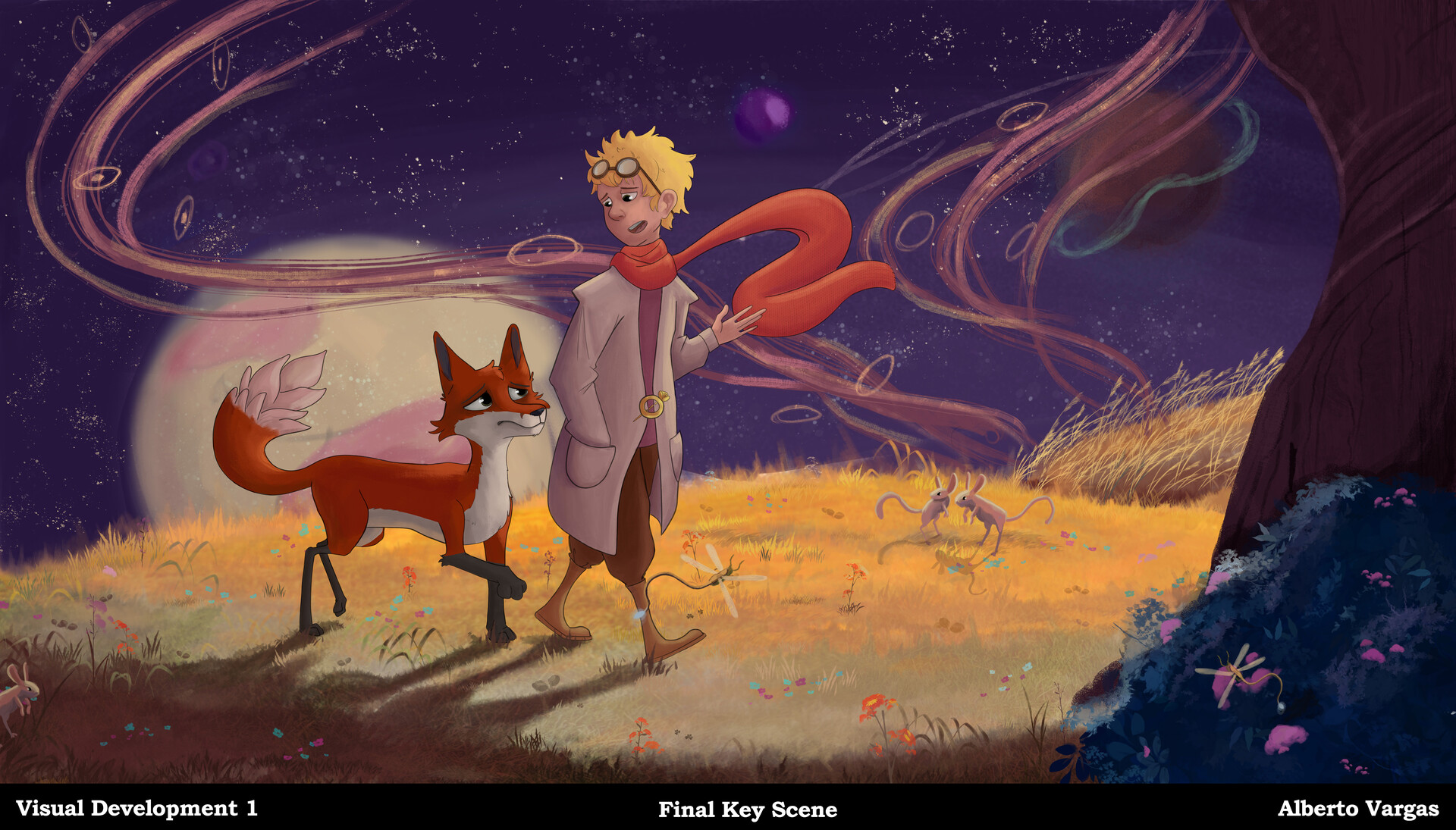 ArtStation - The Little Prince and the Fox Scene