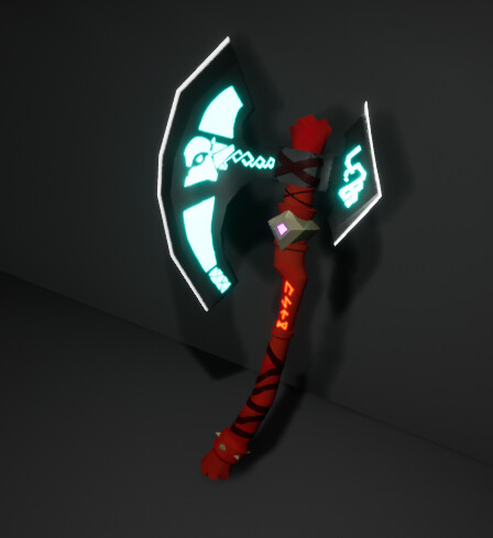 Connor Rowley - Stylized Runic Axe