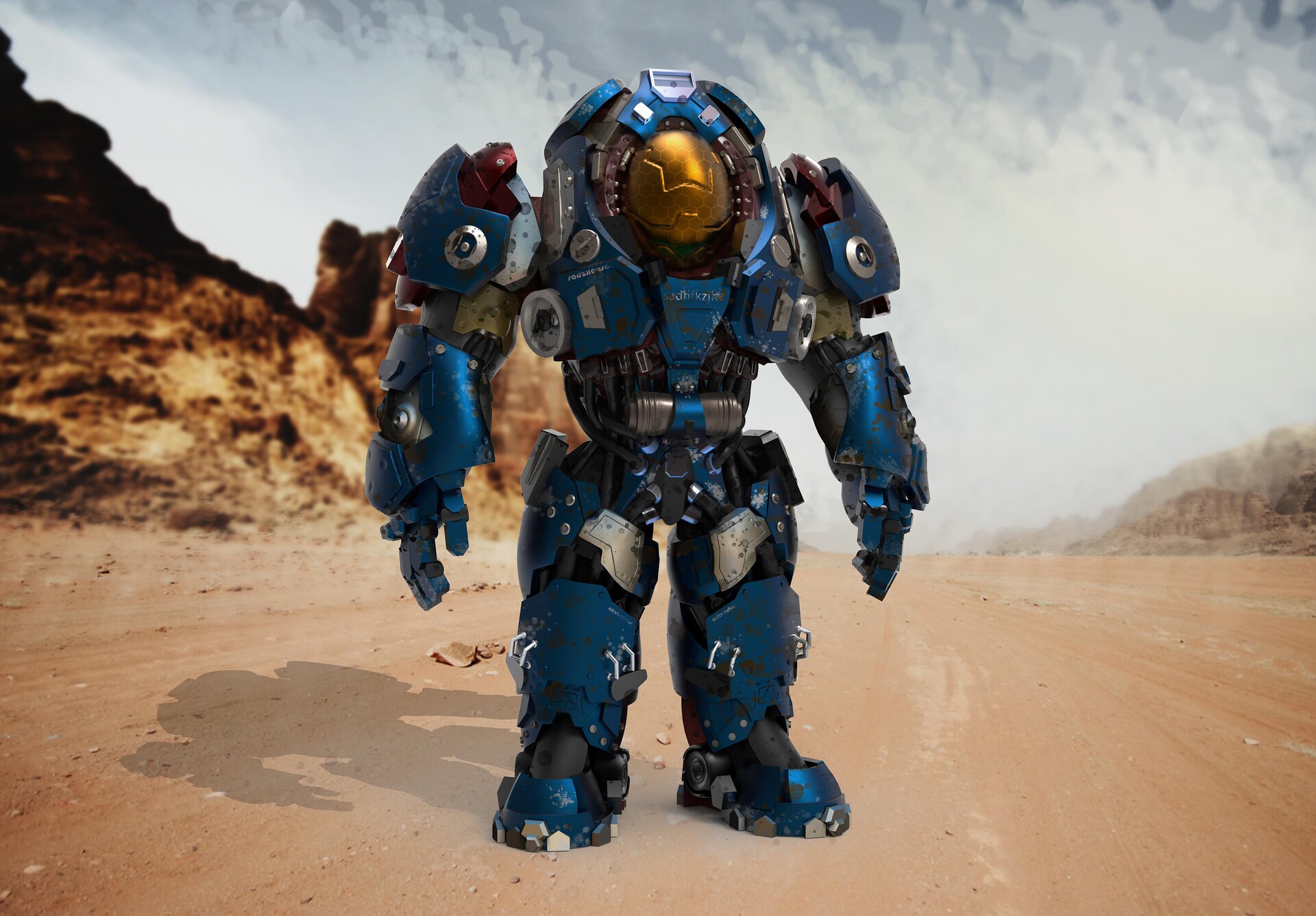 ArtStation - Previous works, mecha rendering