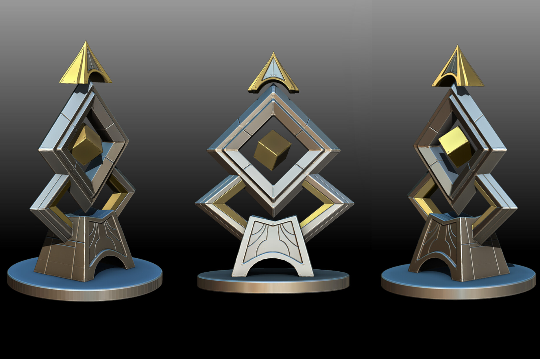 ArtStation - Metal Statue