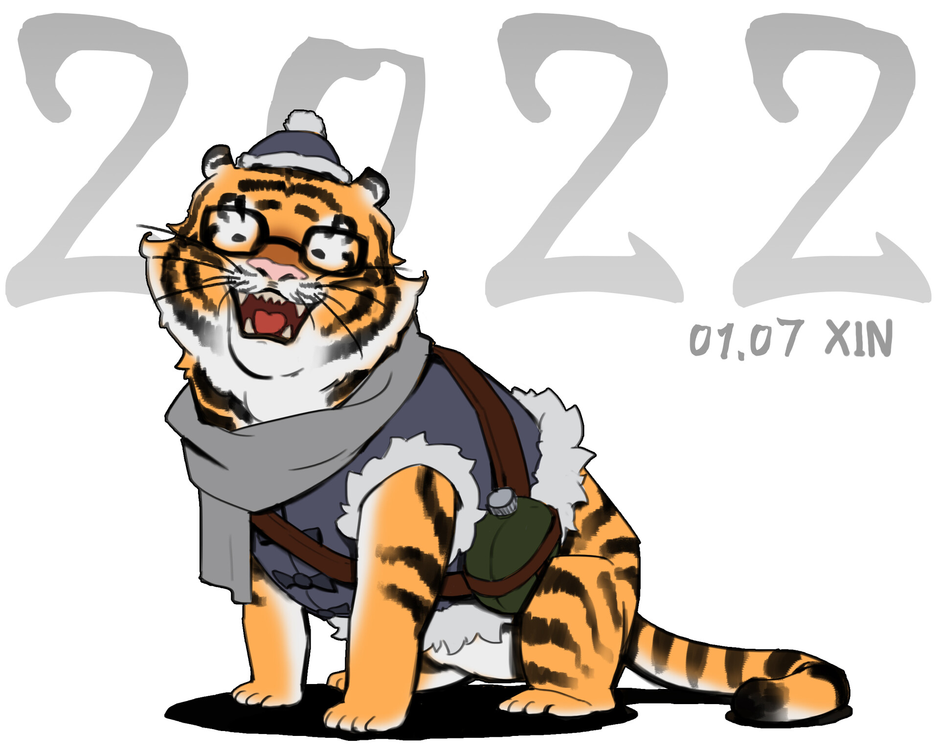 ArtStation - Good luck in the year of the tiger
