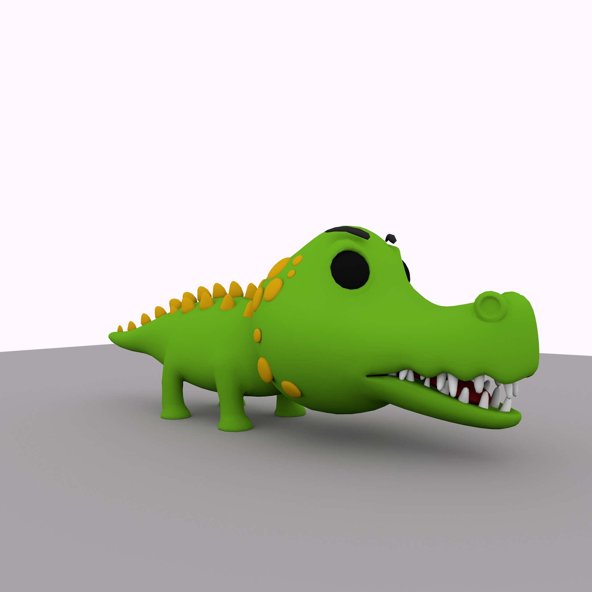 ArtStation - Aligator 3d model