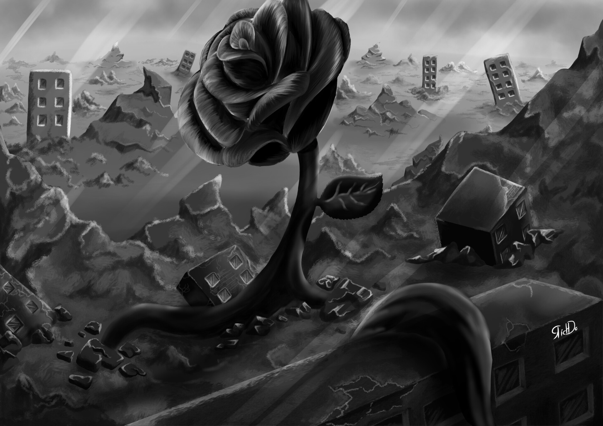 ArtStation - Flower after Doom