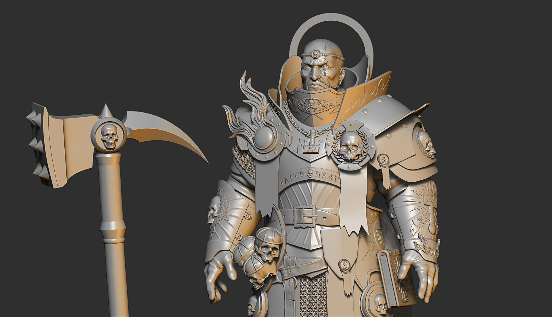 ArtStation - WARRIOR PRIEST