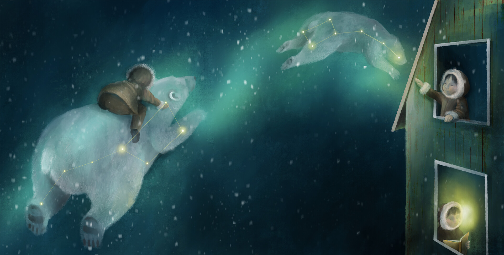 ArtStation - Connecting the stars - Book project