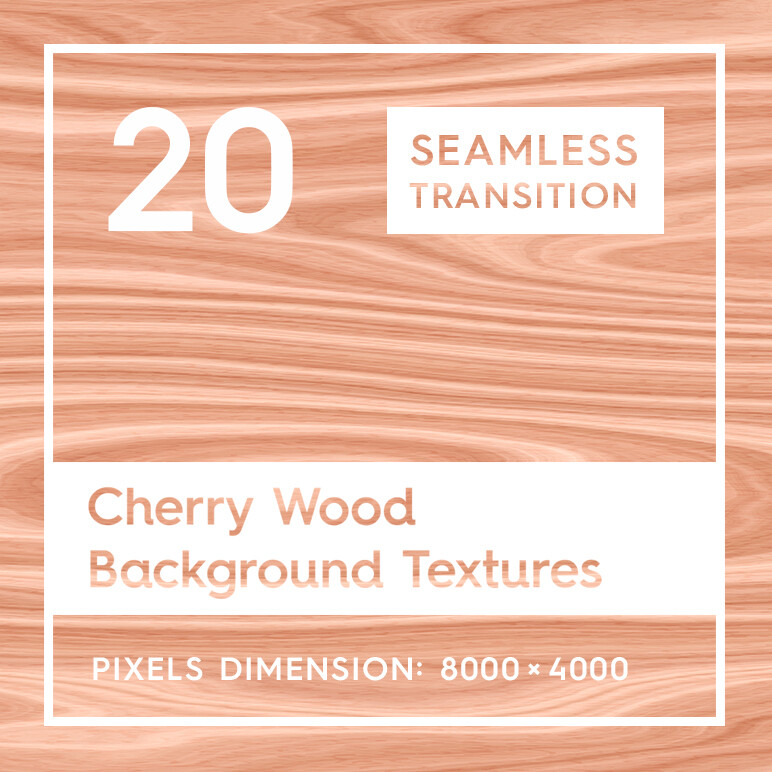 ArtStation - 20 Seamless Cherry Wood Background Textures