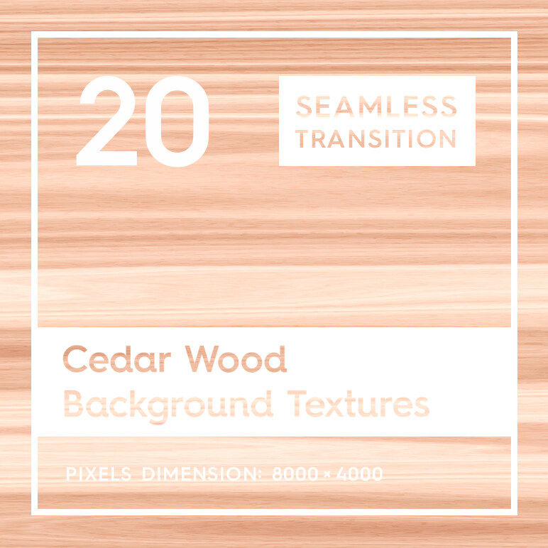 ArtStation - 20 Seamless Cedar Wood Background Textures