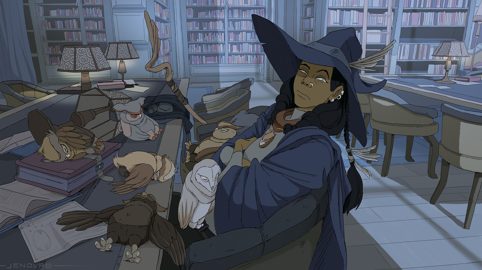 ArtStation - Old Owl