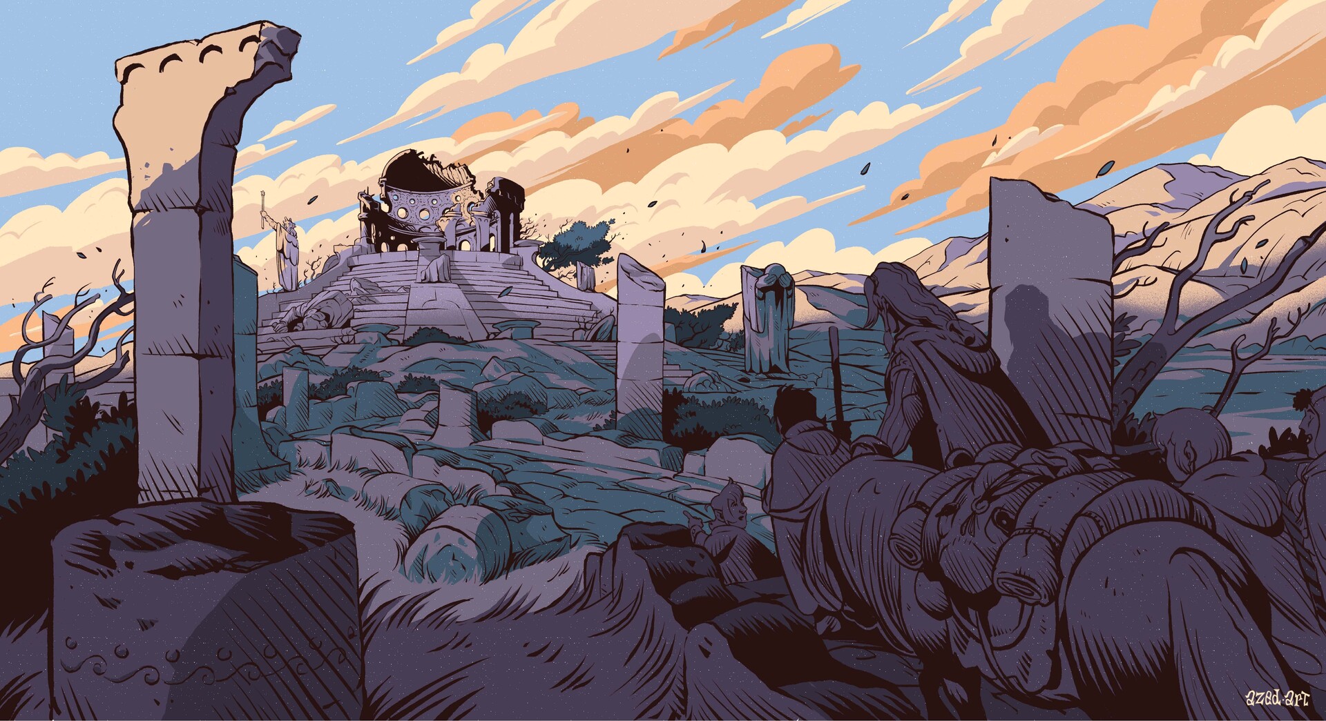 ArtStation - Heading to AMON SÛL