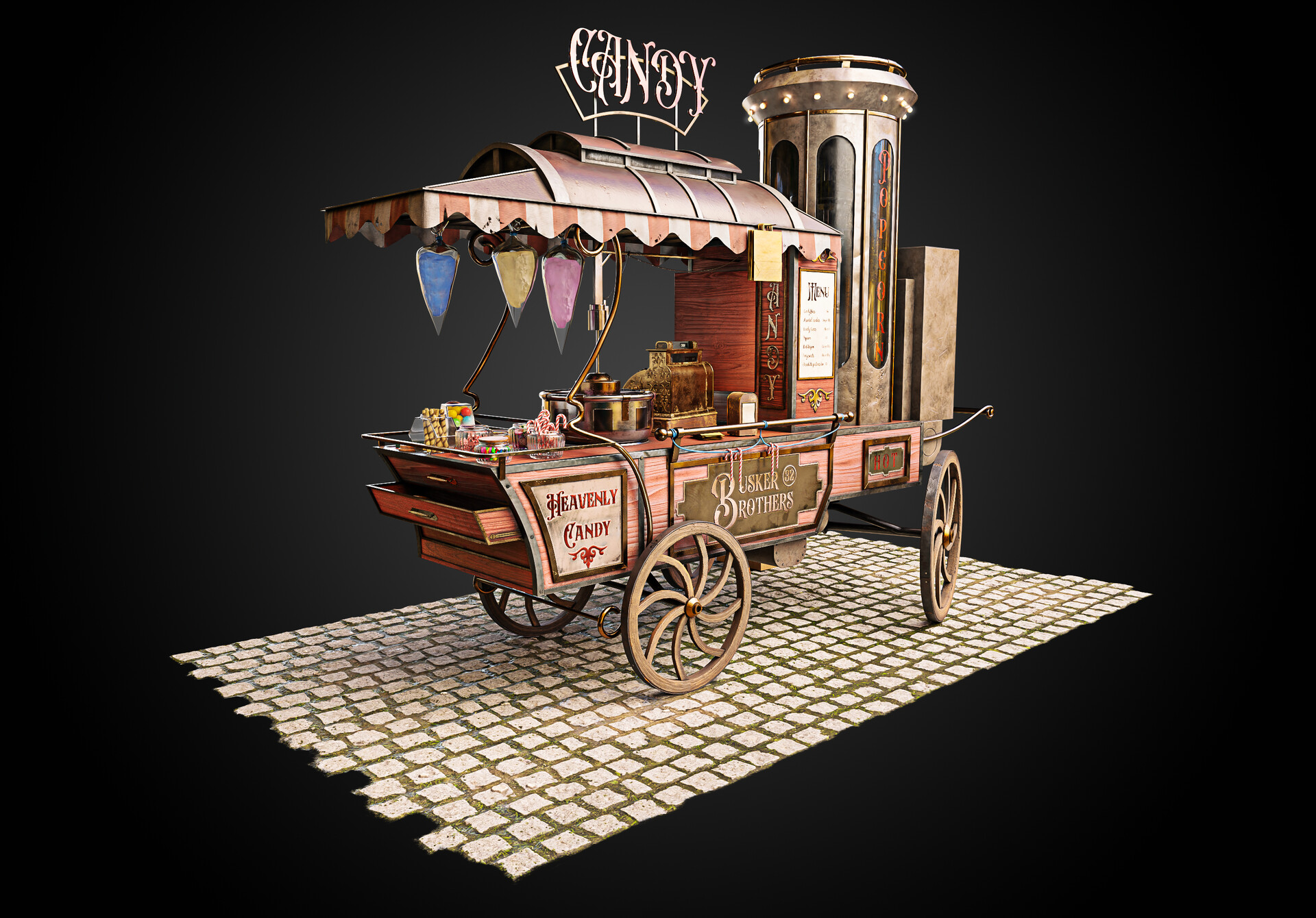 ArtStation - Candy cart