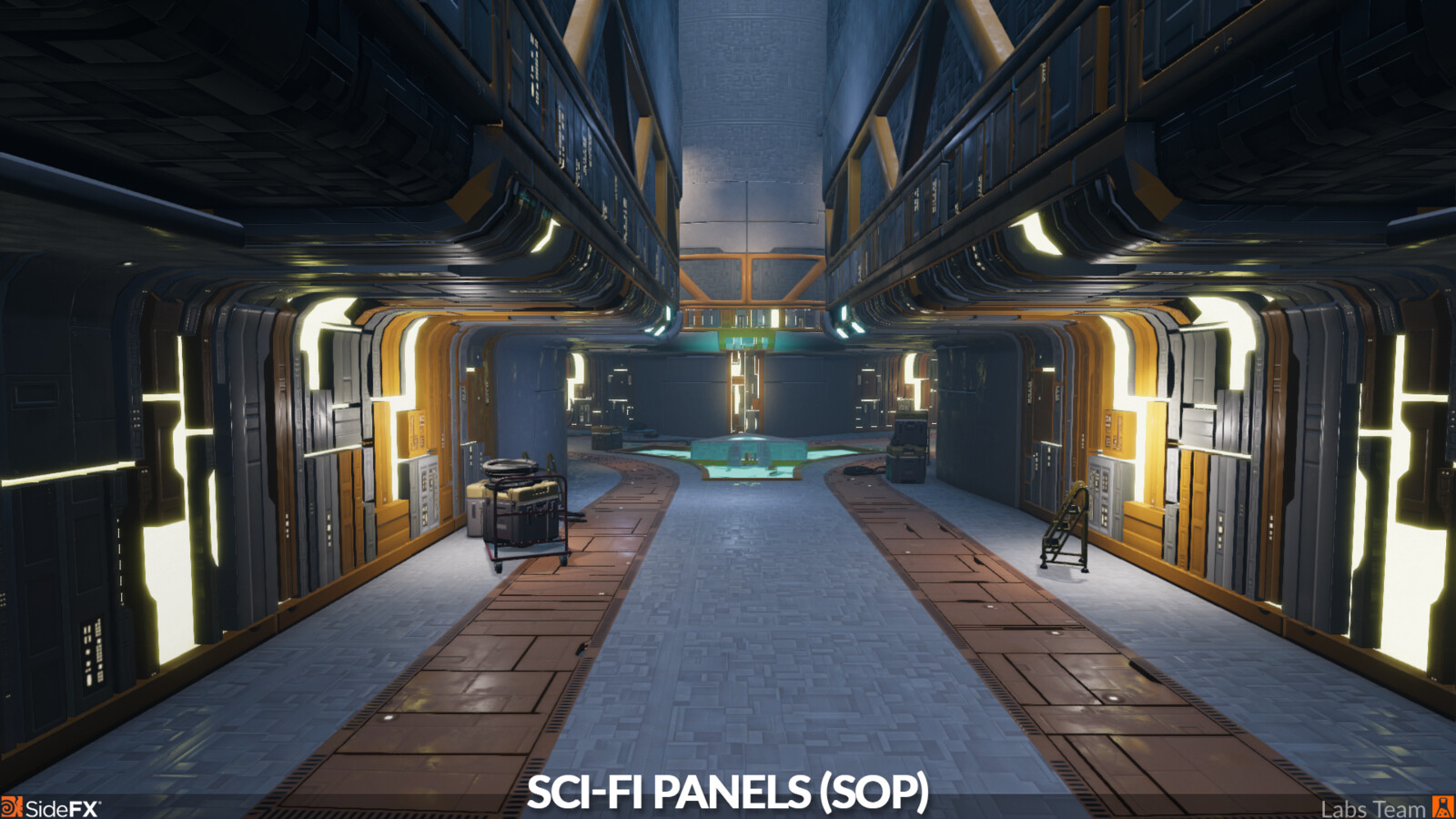SideFX Labs - Labs Sci-Fi Panels