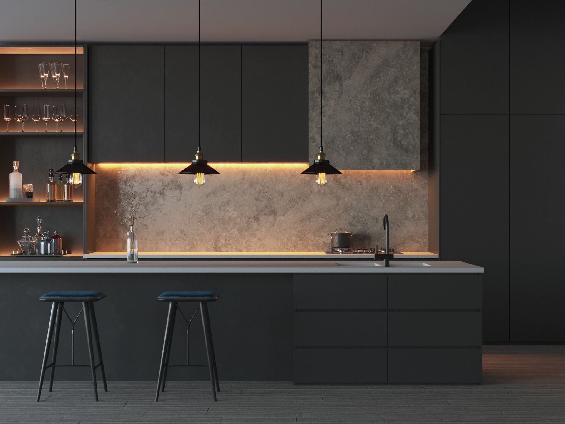 ArtStation - Kitchen Scene