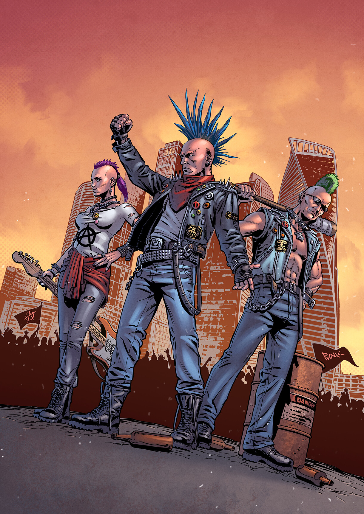 ArtStation - Punks - colors