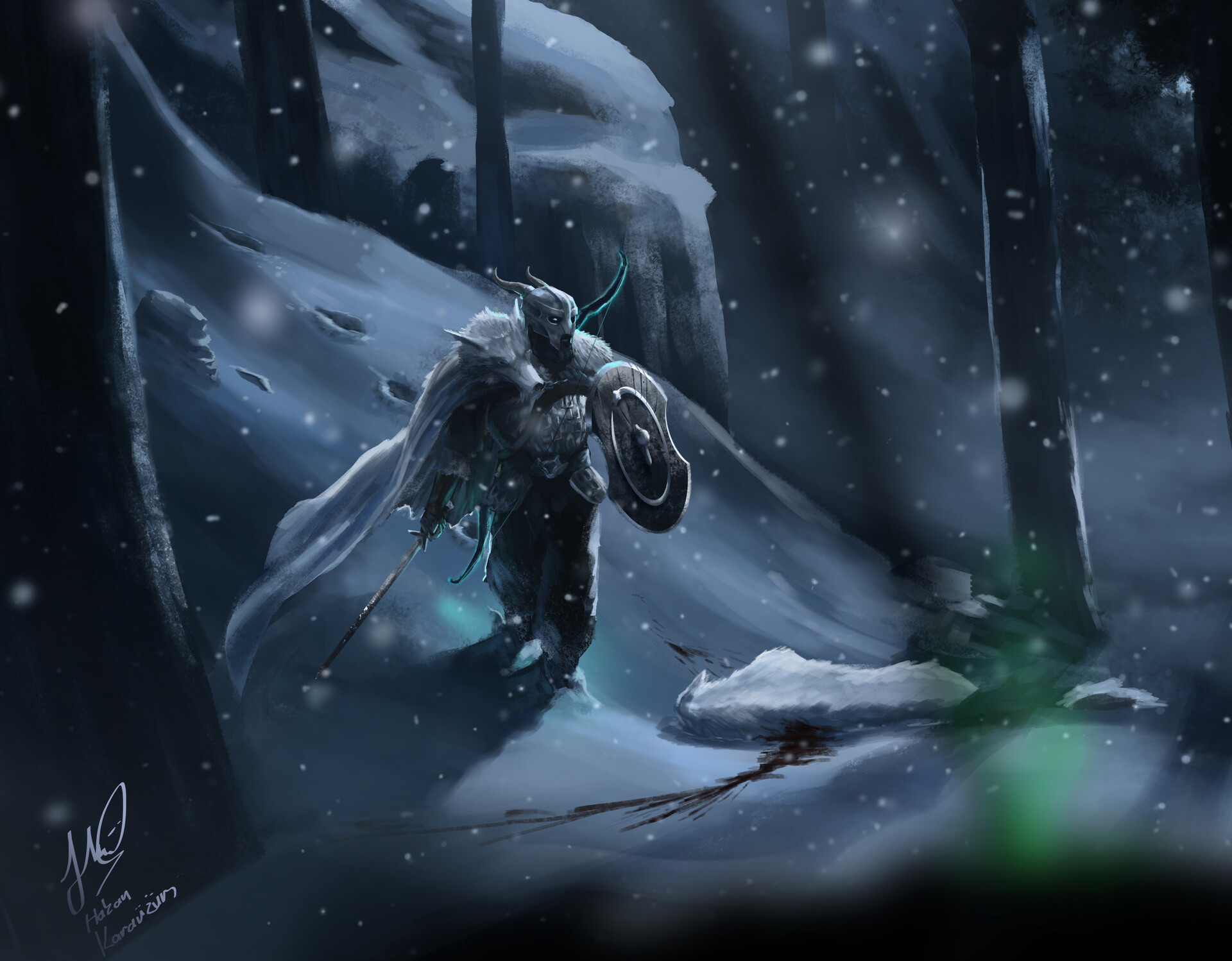 ArtStation - Valheim - Snowy Mountains