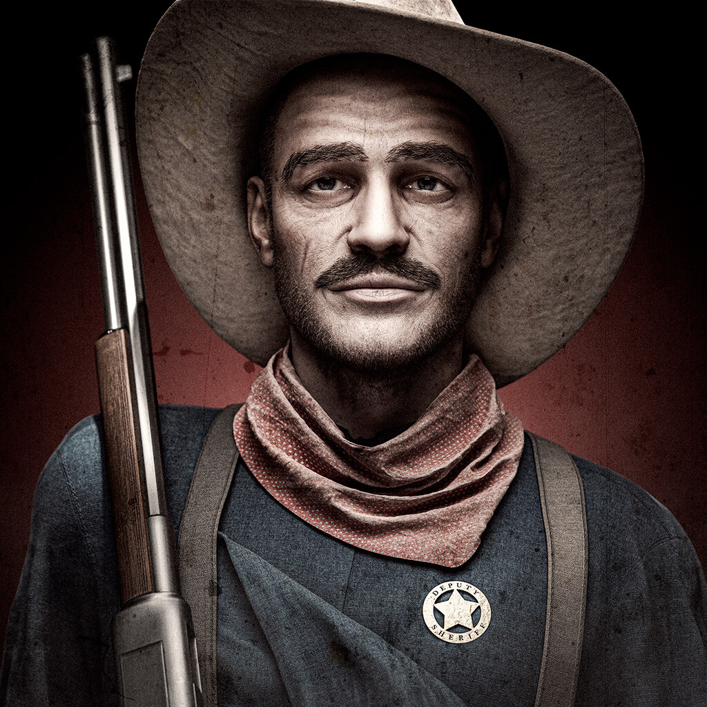 ArtStation - Sheriff Portrait