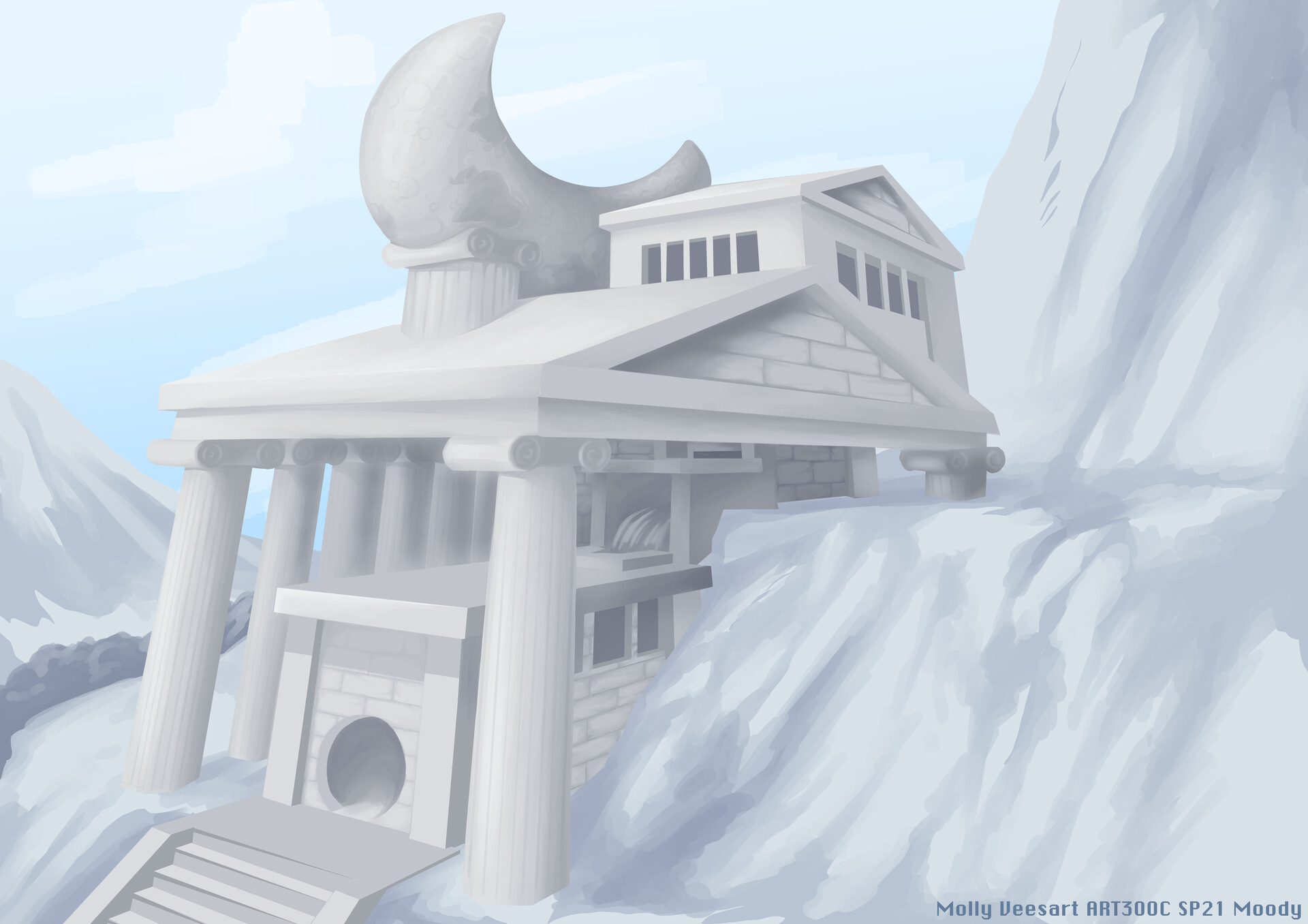 ArtStation - Temple Alone