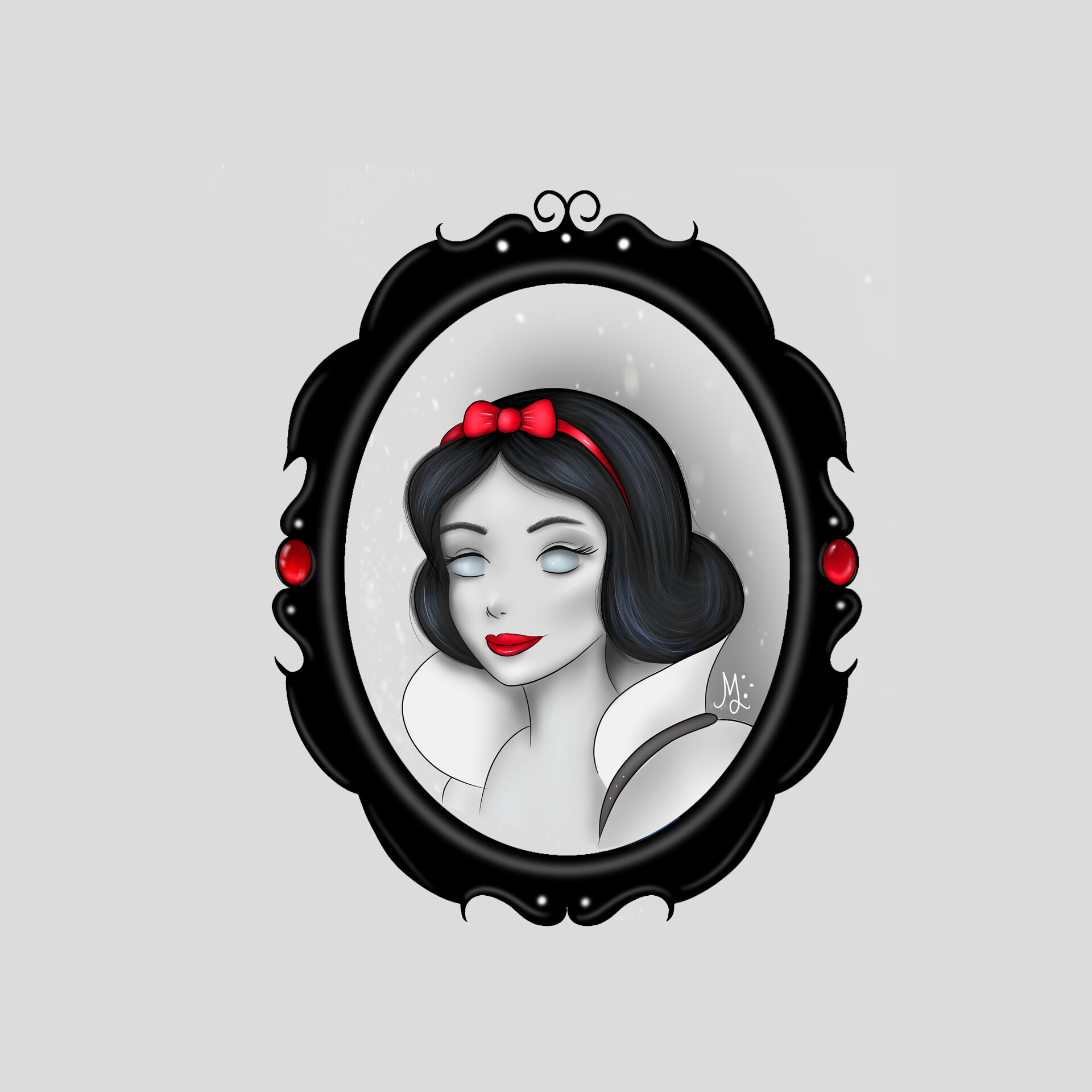 ArtStation - snow White dead