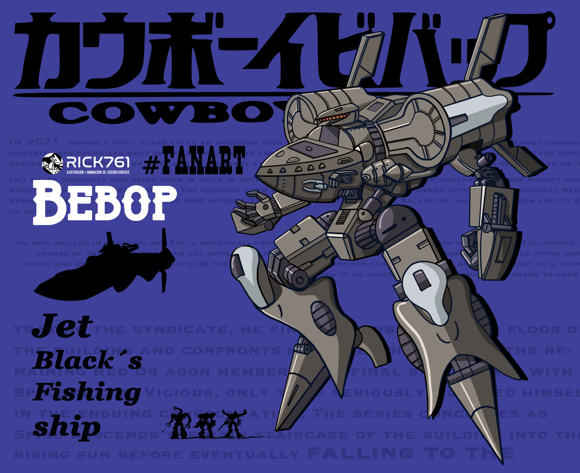 ArtStation - mecha Bebop