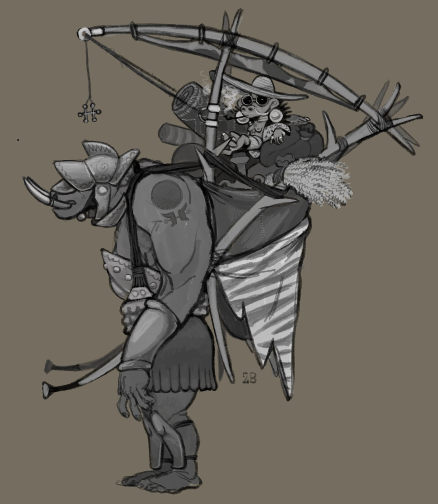 ArtStation - Trollkin Merchant